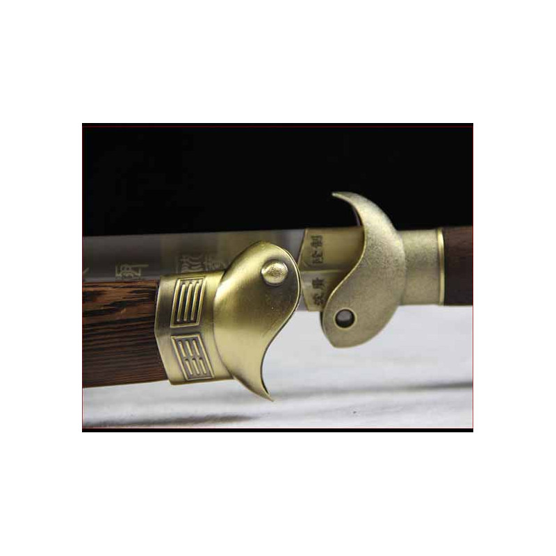 Spring steel Straight With Yin & Yang Guard