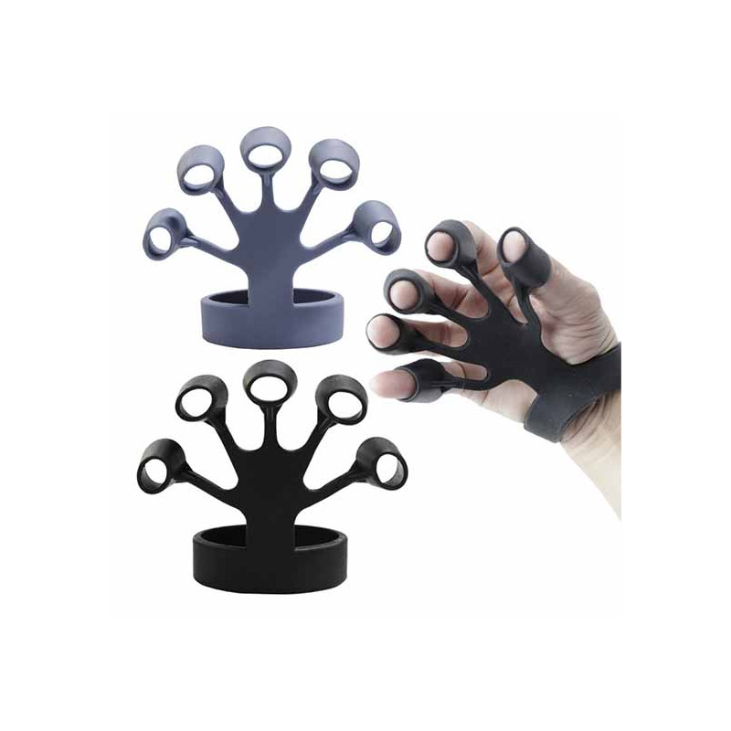 Rubber Finger Stretcher Black each