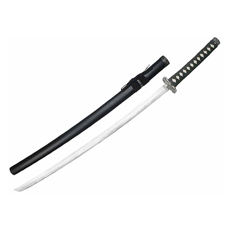 3 PIECE SAMURAI SWORD SET WITH DISPLAY STAND BLACK