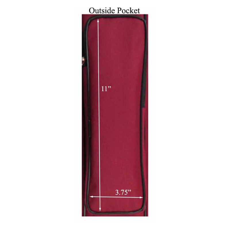 SWORD/BROADSWORD CARRYING CASE 43"X5" Red