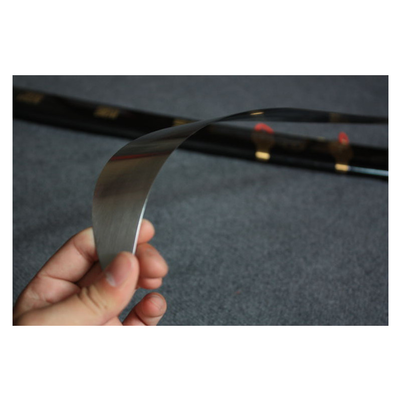 Spring steel broadsword with case