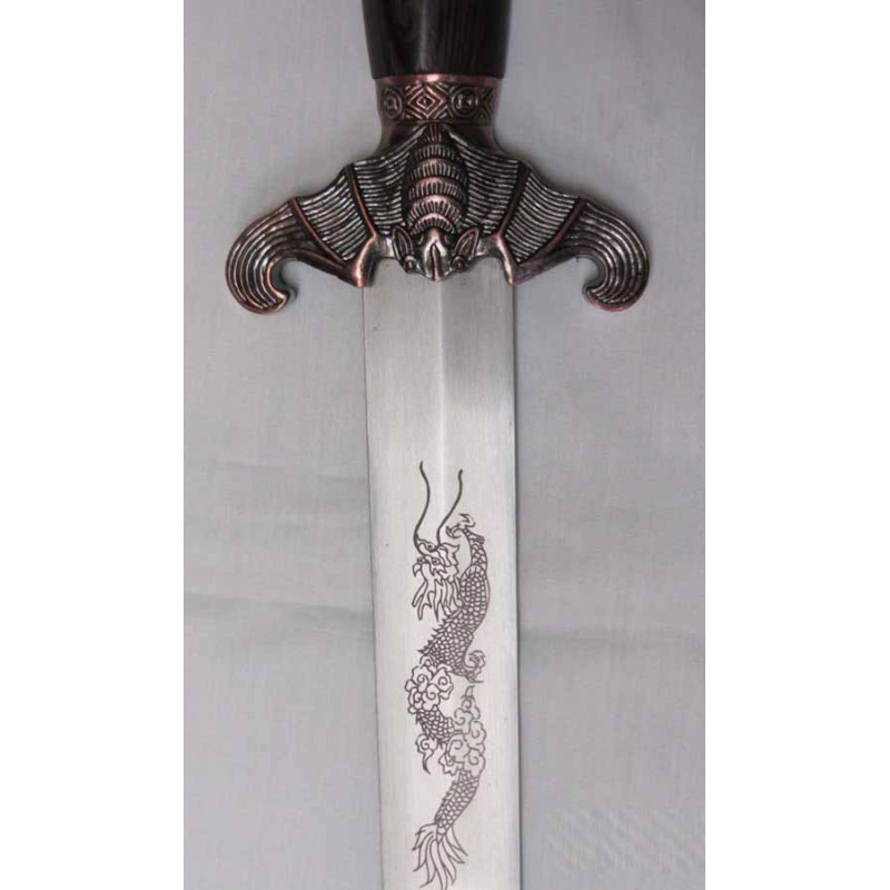 Spring steel double(twin) sword