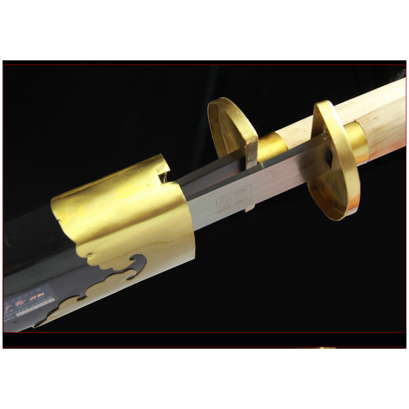 Spring steel double broadswords