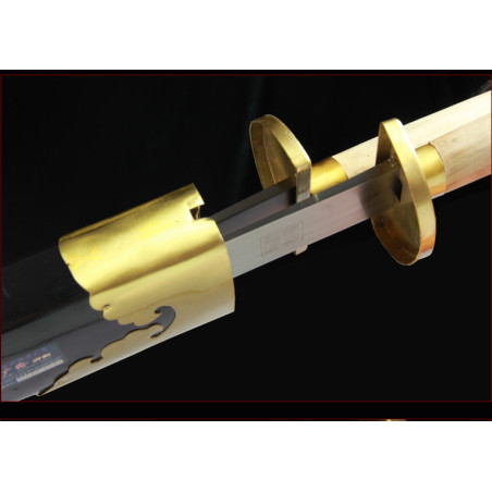 Spring steel double broadswords