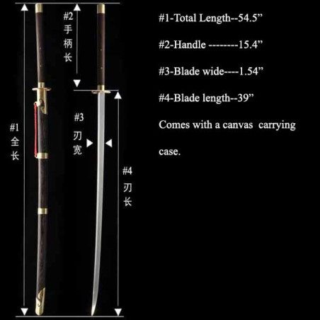 Miao Dao with carrying case