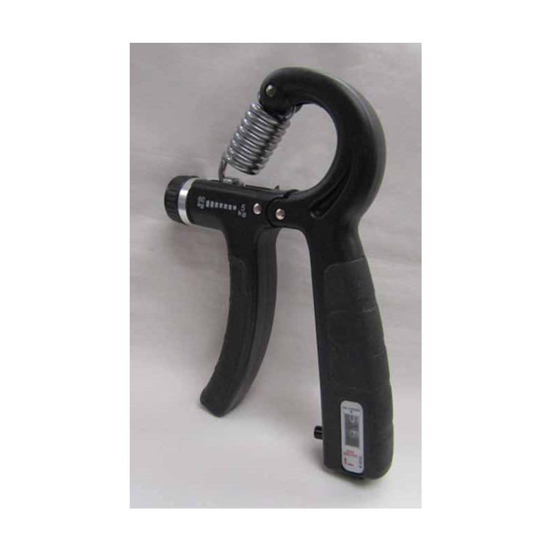 R Shape Hand Grip With Counter Black