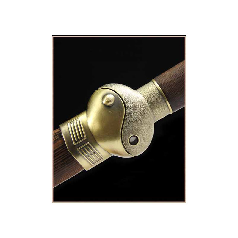 Spring steel Straight With Yin & Yang Guard