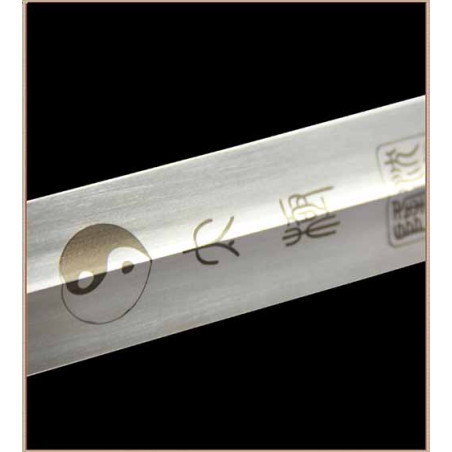 Spring steel Straight With Yin & Yang Guard